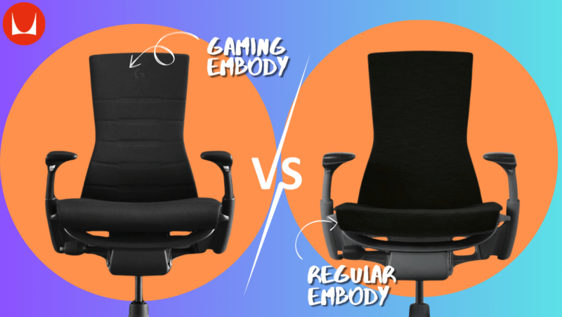 Herman Miller Regular Embody Vs Logitech Gaming Embody